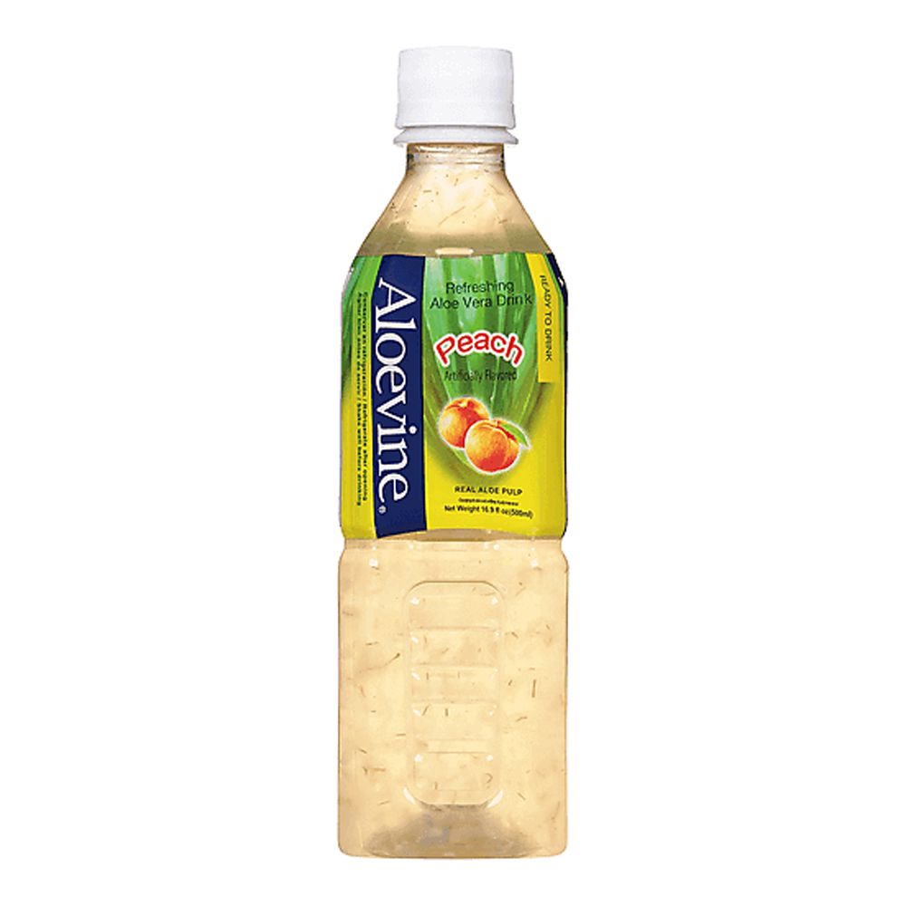 Buy Drink Real Pulp – Aloe and Peach – 16.91 oz (500 ml)