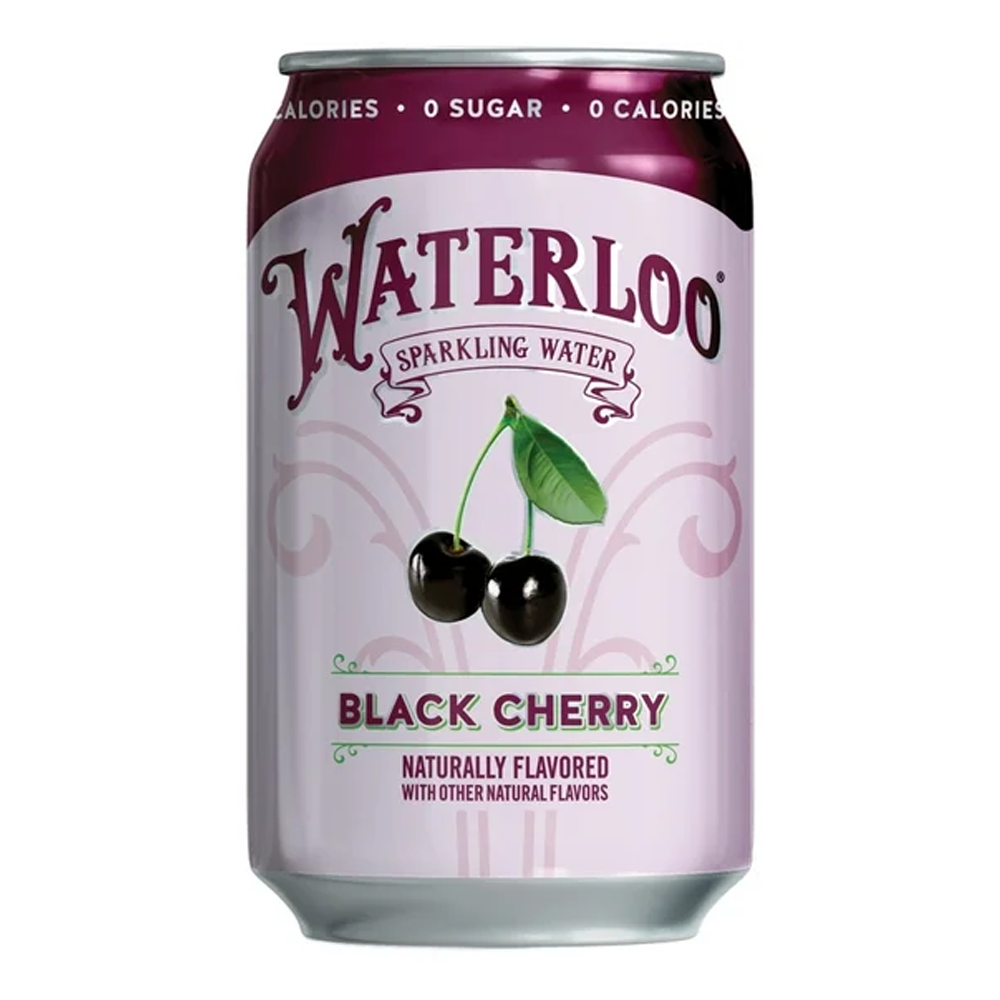 Buy Waterloo Water Sparkling Black Cherry 8 pk – Can – 12oz (355ml ...