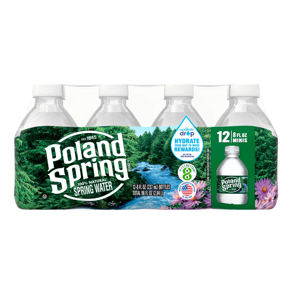 Buy Water Still Natural Spring – Bottle 12pc – 8 oz (237 ml)