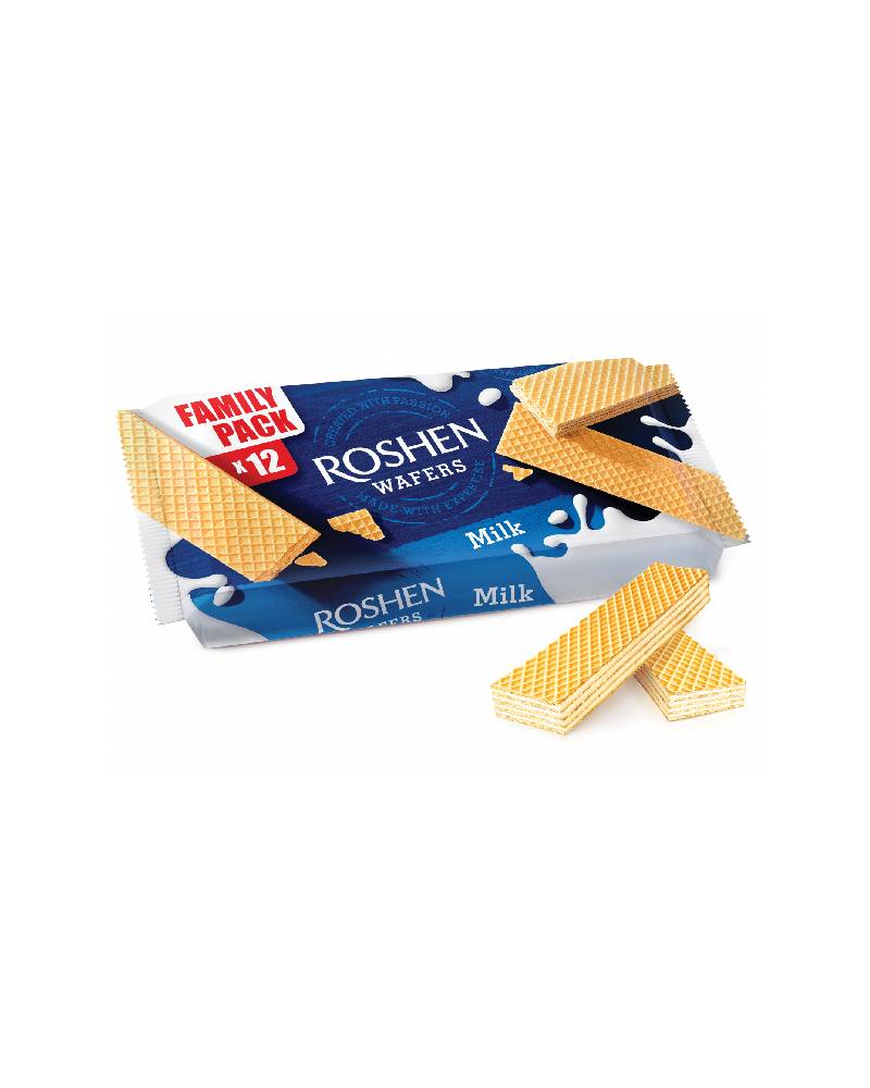 Roshen - Wafers (Family Pack) Milk 216g – Gostockup